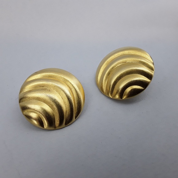 Erwin Pearl | Jewelry | Erwin Pearl Gold Tone Earrings Pep Vintage ...